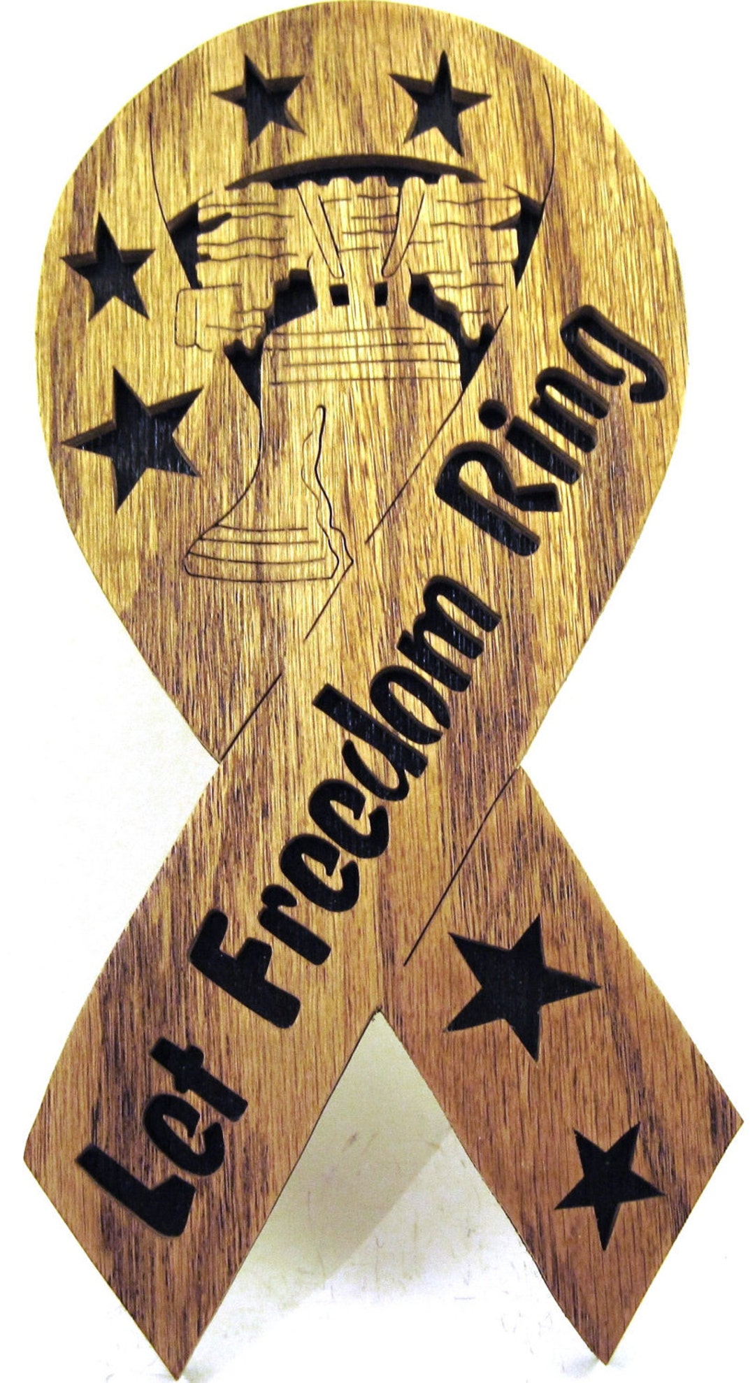 Let Freedom Ring Ribbon Scroll Saw Cut - Etsy