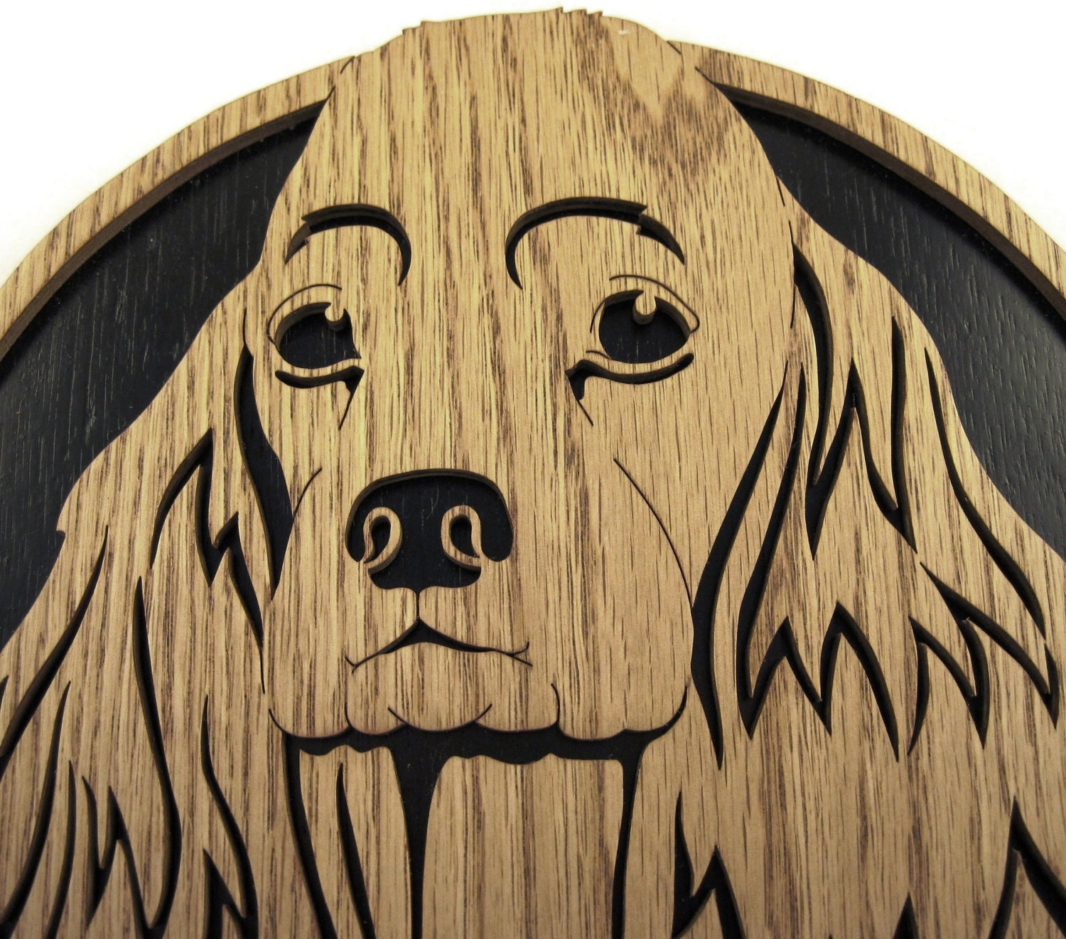 Cocker Spaniel Dog Face Scroll Saw Cut - Etsy