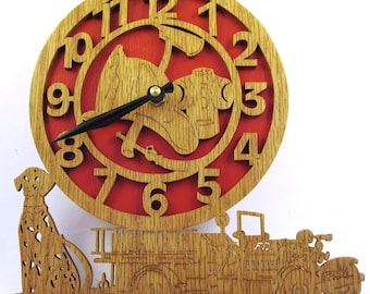 Police Clock Scroll Saw Cut Wooden Art Woodworking Wall | Etsy