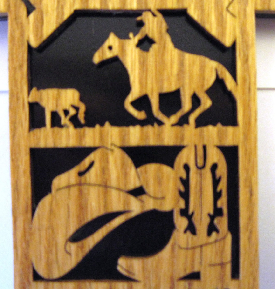 Western Themed Cowboy Cross - Etsy