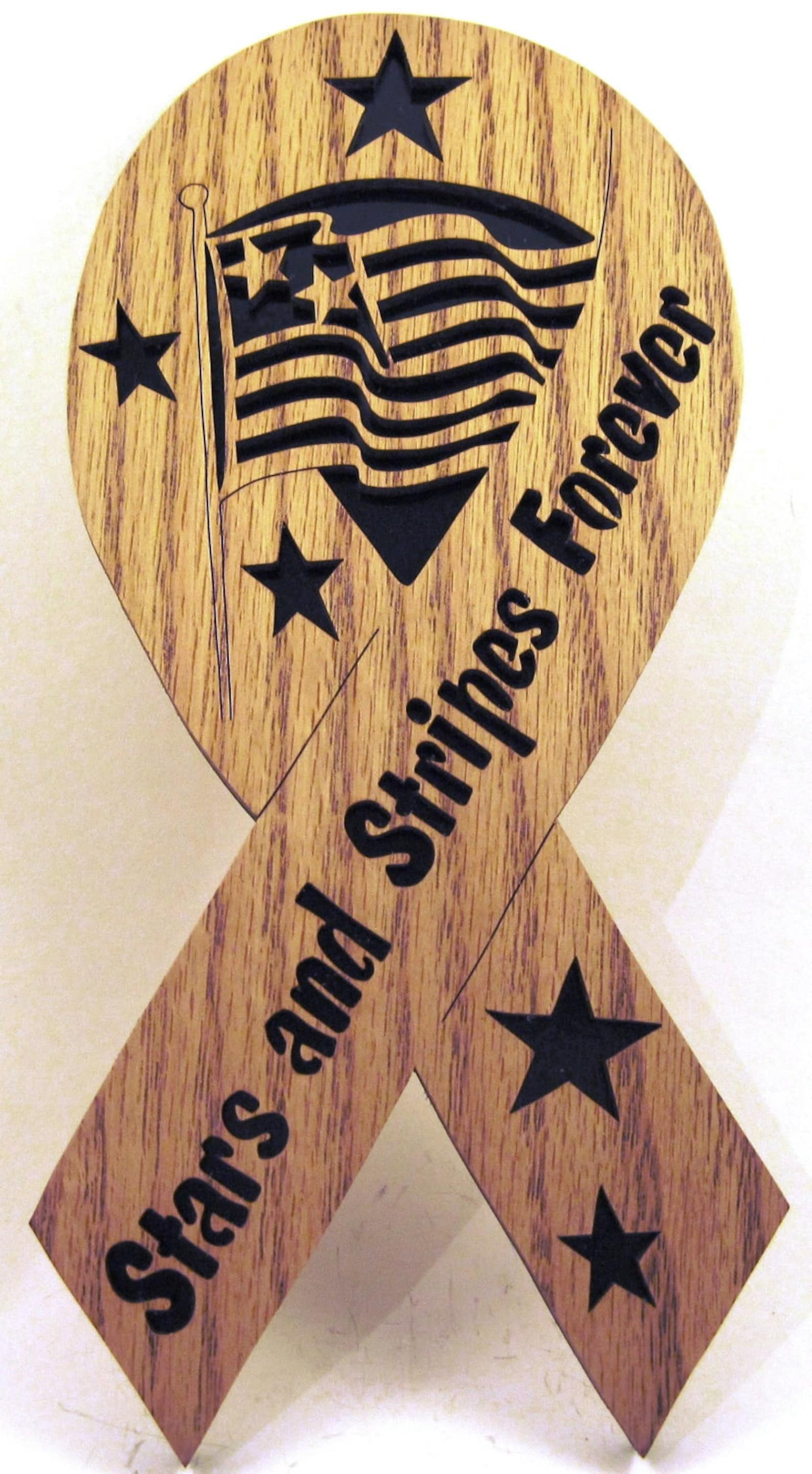 Stars and Stripes Forever Ribbon Scroll Saw Cut - Etsy