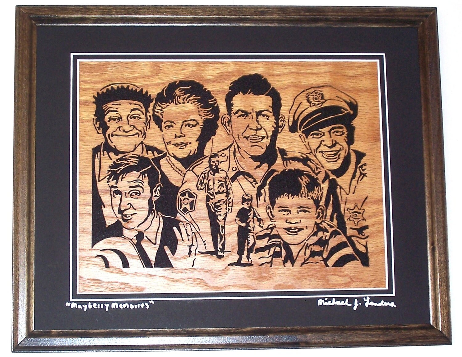 Mayberry Memories, Scroll Saw Art, Framed Art, Wall Art - Etsy