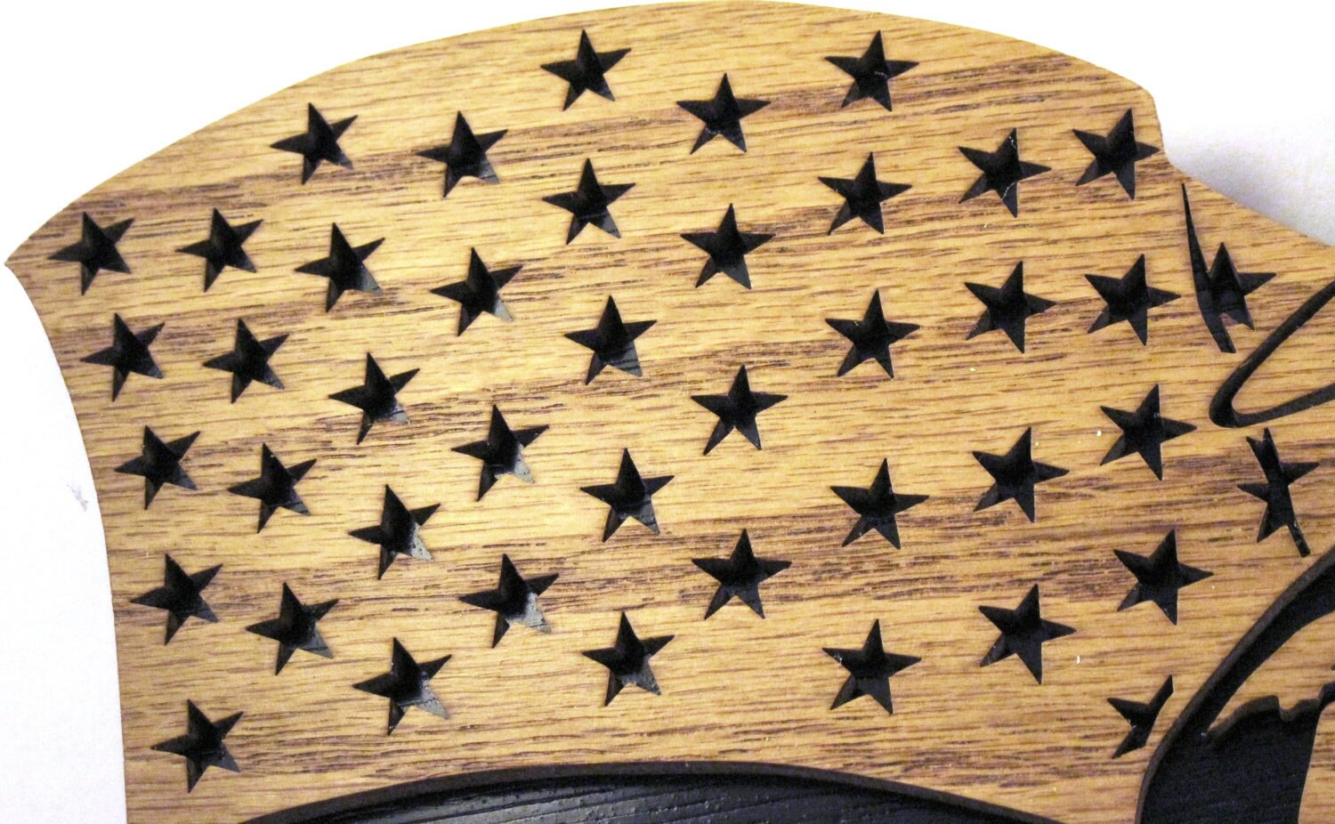 Firefighter in a Flag Scroll Saw Cut - Etsy