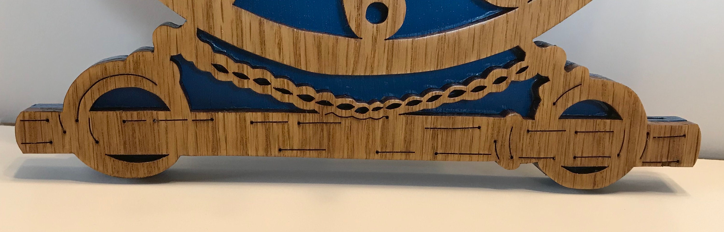 Police Clock, Scroll Saw Cut, Wooden Art, Woodworking, Wall Decor ...