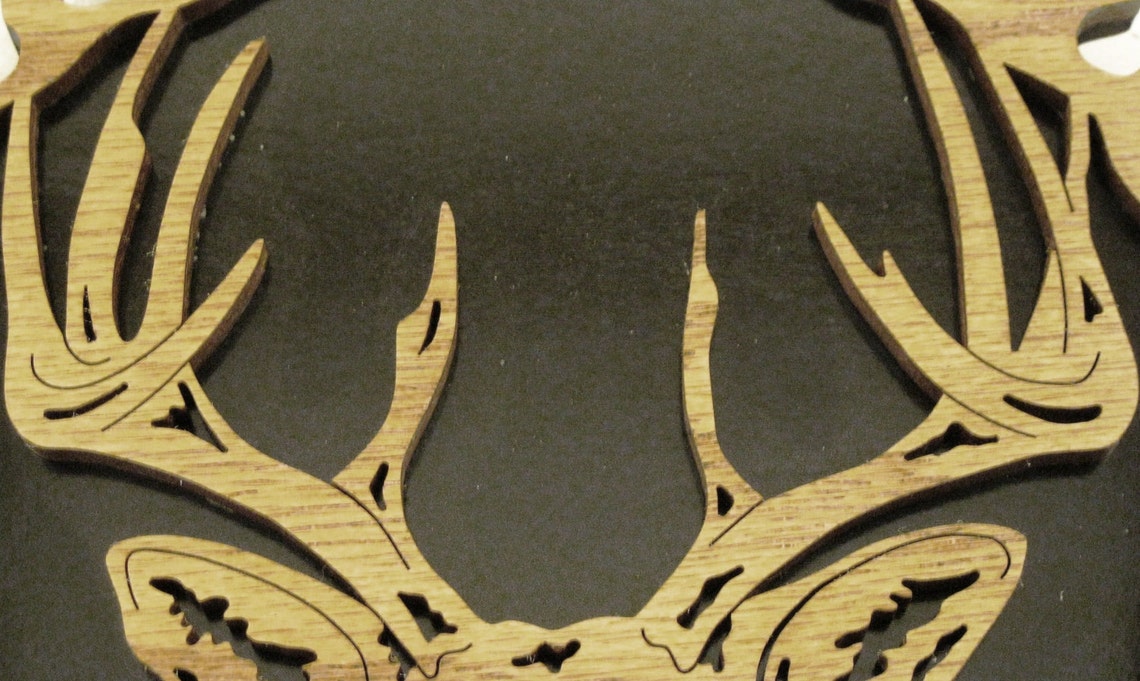 Deer Head in a Sawblade Scroll Saw Cut - Etsy