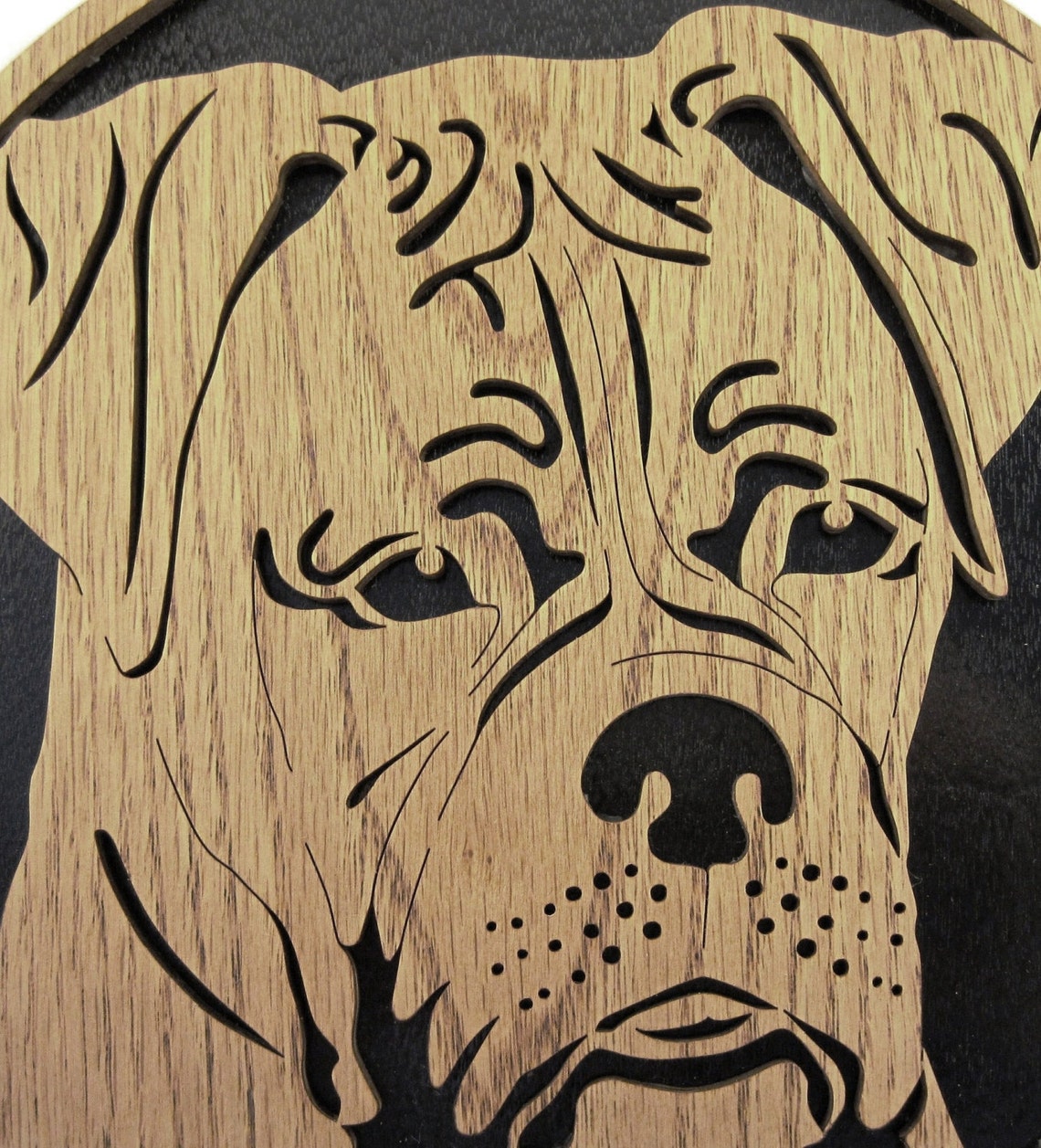 Boxer Dog Face Scroll Saw Cutting - Etsy