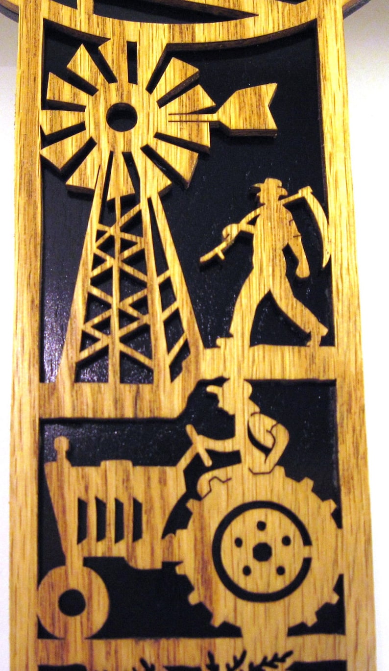 Farmer's Themed Scroll Saw Cut Cross - Etsy