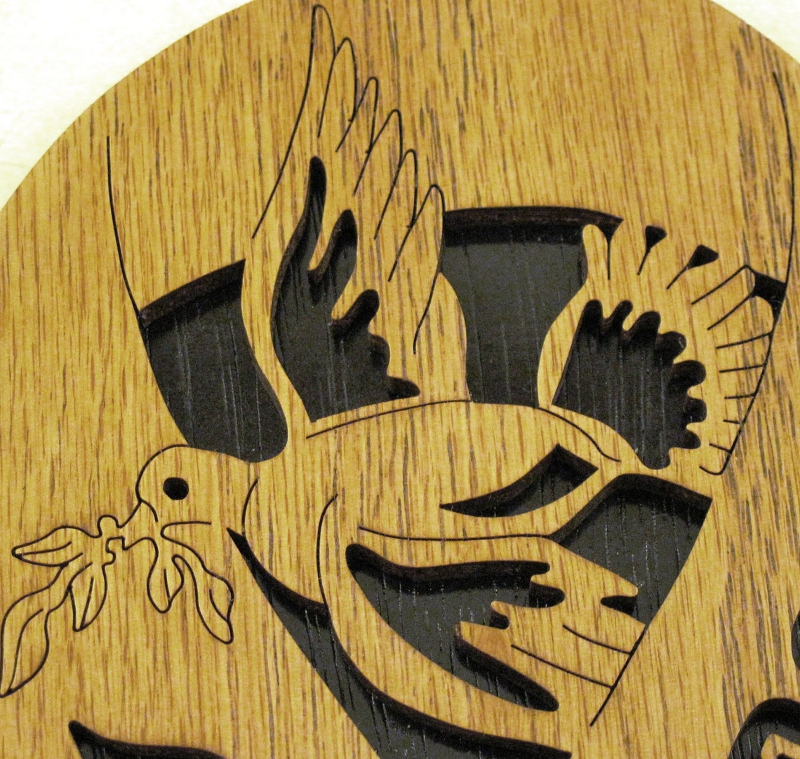 Pray for Peace Ribbon Scroll Saw Cut - Etsy