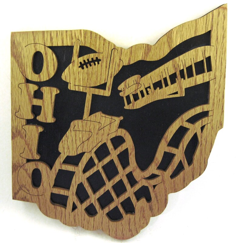 State of Ohio Scroll Saw Cutting - Etsy