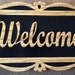 Welcome Sign Scroll Saw Cut, Fretwork, Wall Hanging, Home Decor ...