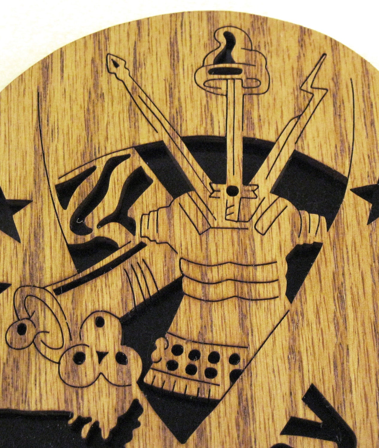 United States Army Ribbon Scroll Saw Cut - Etsy