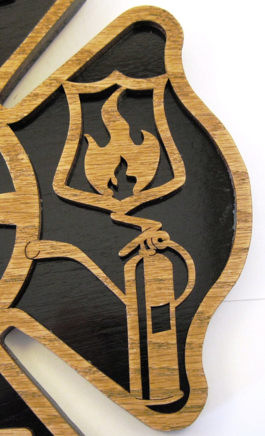 Firefighter Wall Plaque Scroll Saw Cut - Etsy