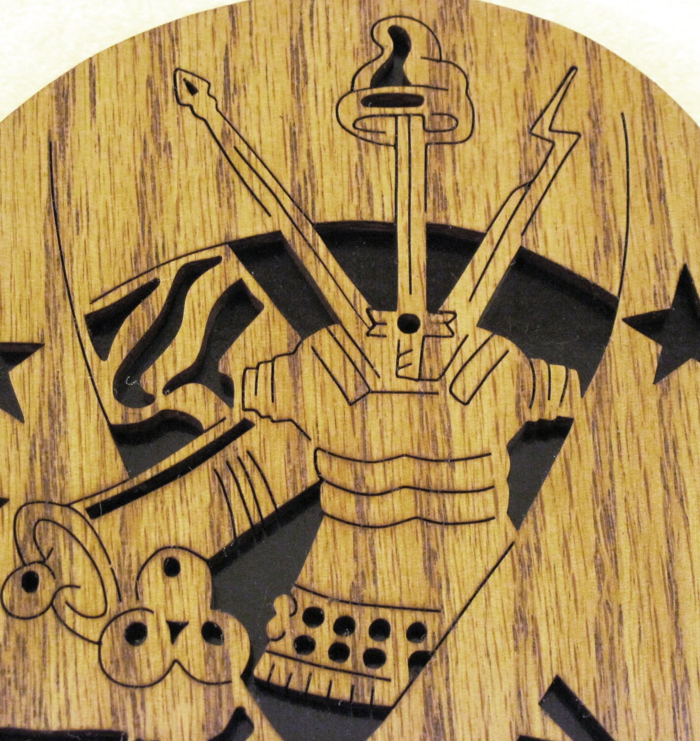 United States Army Ribbon Scroll Saw Cut - Etsy