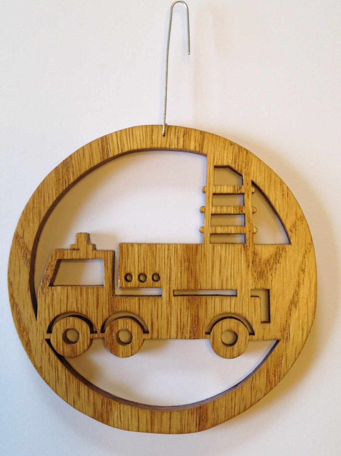 Scroll Saw Cut Woodworking Firefighter Ornament of a Fire - Etsy
