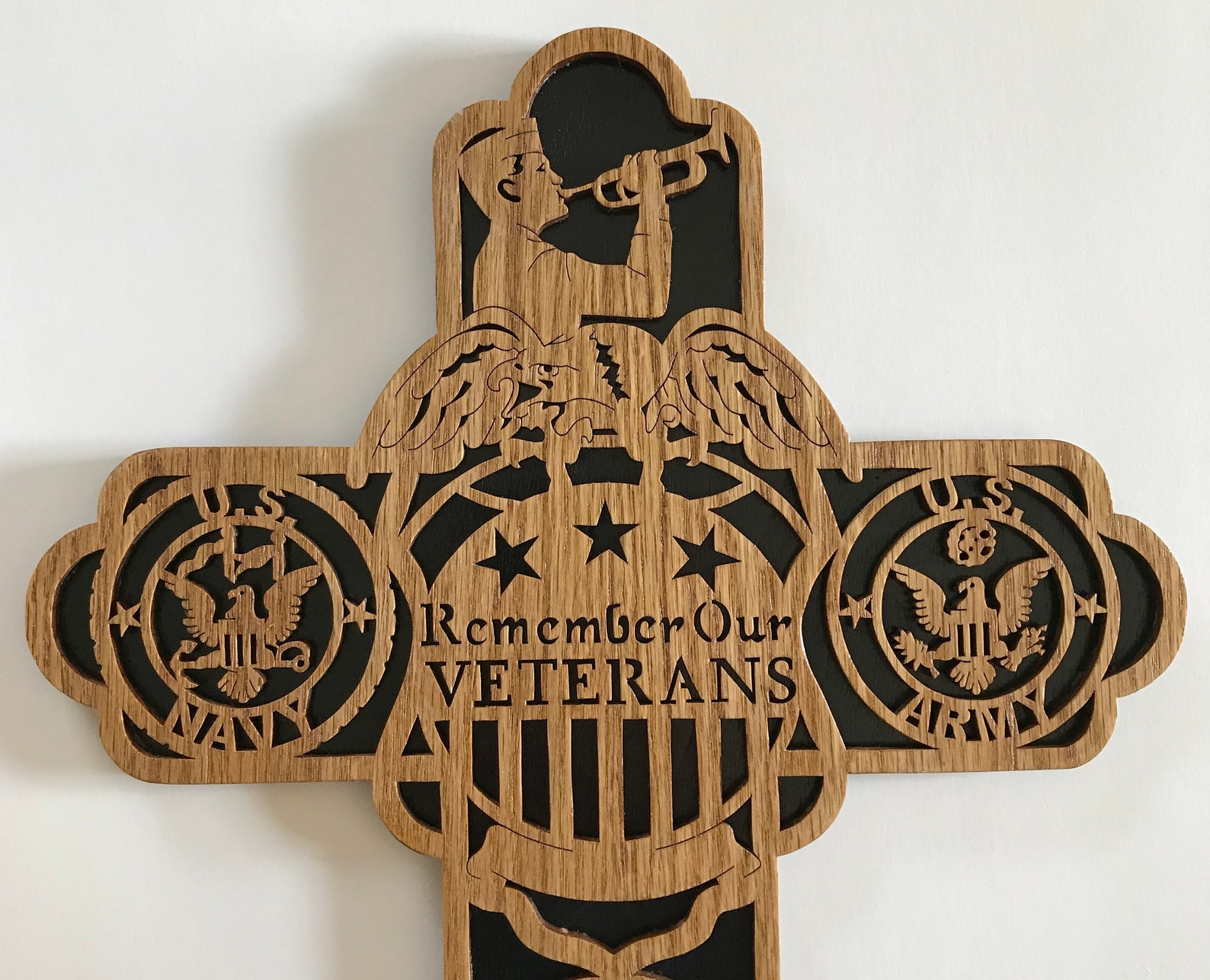 Remember Our Veterans Military Scroll Saw Woodworking Wall Hanging - Etsy