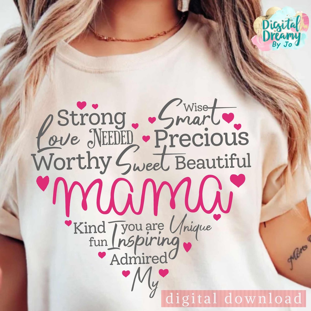 Mama Words Png Svg, Mama Png Svg, Mama Tshirt Designs, Mama Sublimation ...