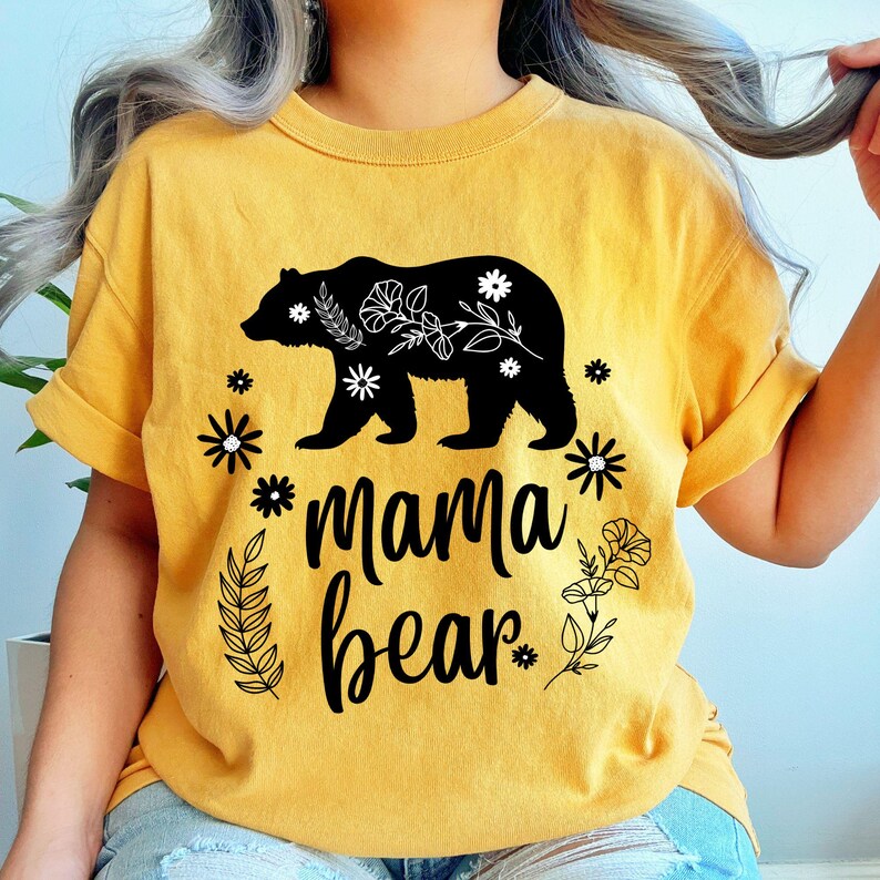 Mama Bear SVG PNG, Bear Mama Designs, Mom Life SVG, Mother's Day Cut ...