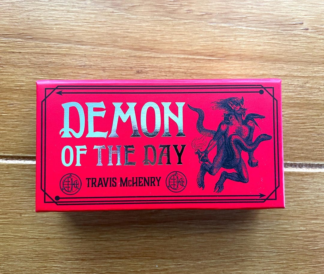 Demon of the Day Mini Cards - Etsy