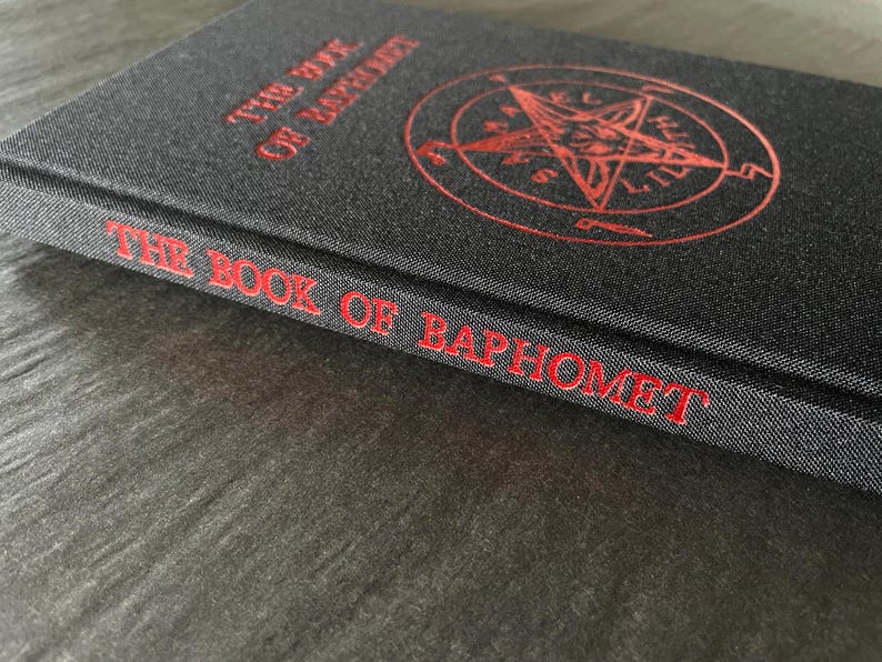 The Book of Baphomet - Etsy