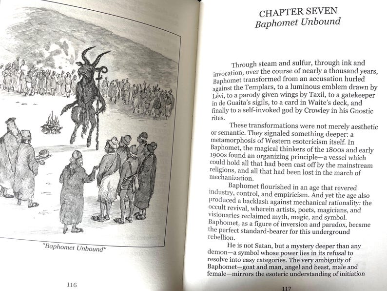 The Book of Baphomet - Etsy
