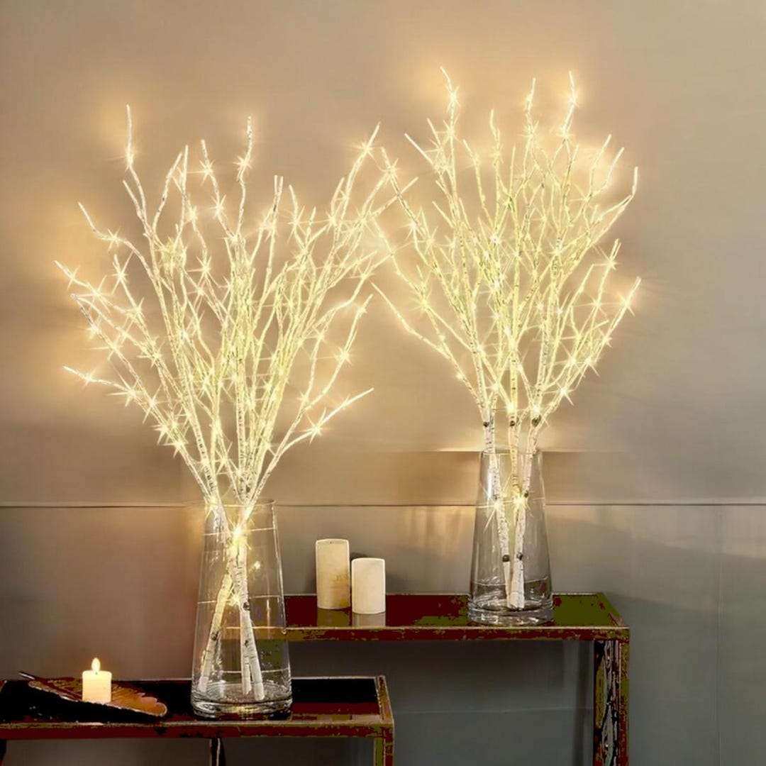 Enchanted Forest Lighted Branches – Elegant LED Twig Decorations for ...