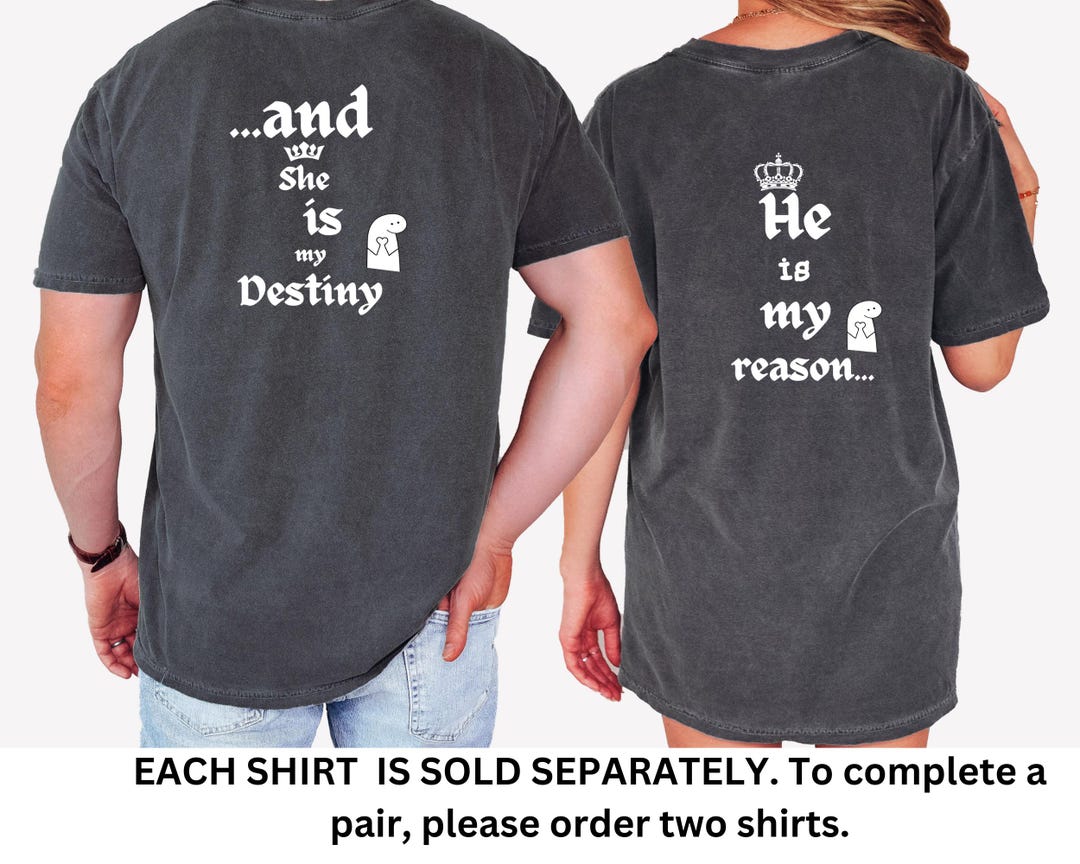 Custom Couple Shirt, Matching T-shirts for Couples, Personalized His ...