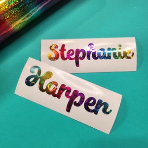 Funky Baby Font Vinyl Name Decal Sticker - Etsy