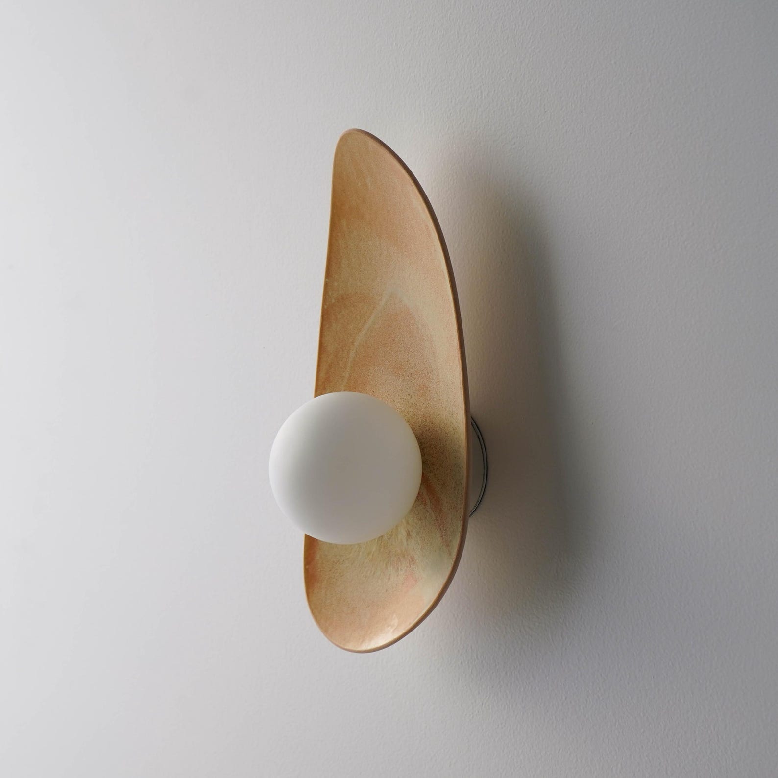 Sunset Coloured Handmade Clay Wall Sconce – Ceramic Wall Lamp - Etsy
