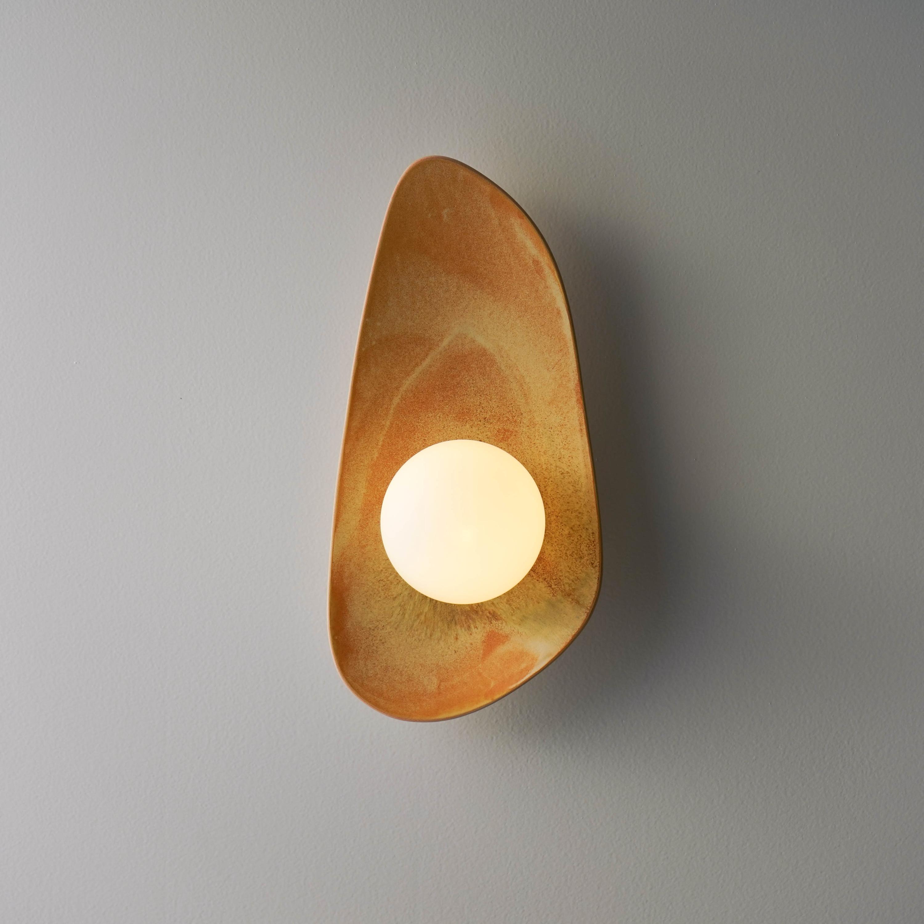 Sunset Coloured Handmade Clay Wall Sconce – Ceramic Wall Lamp - Etsy