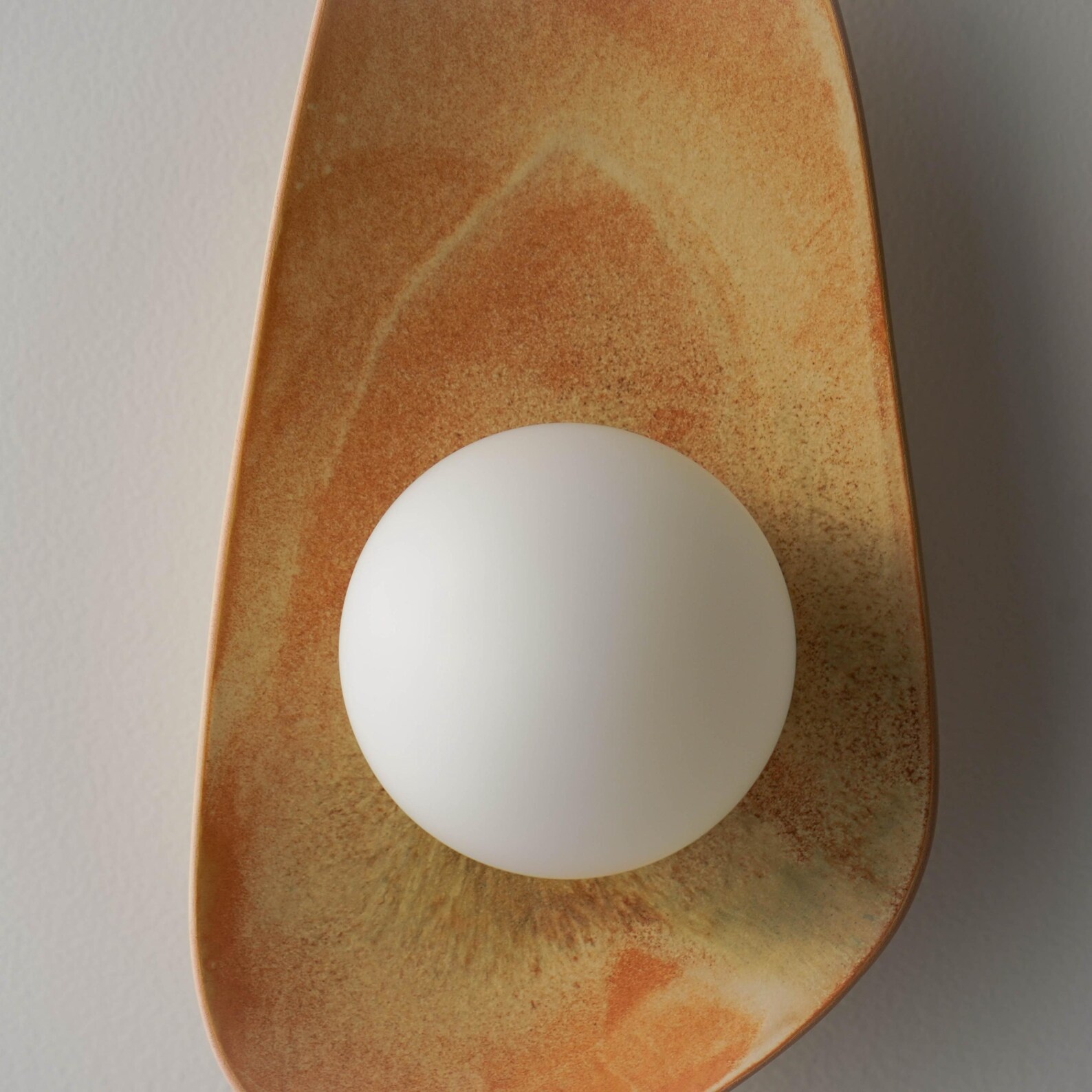 Sunset Coloured Handmade Clay Wall Sconce – Ceramic Wall Lamp - Etsy