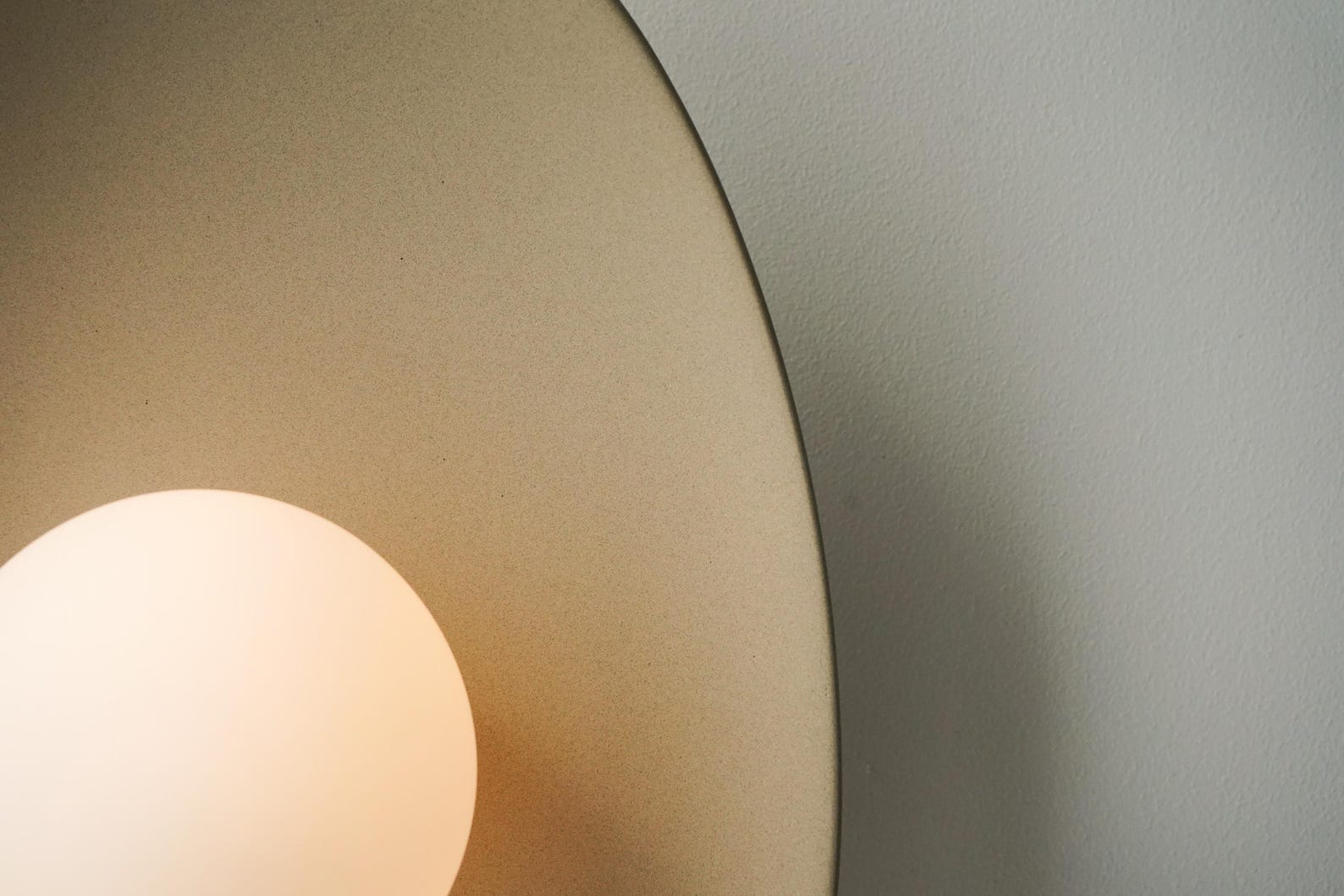 Beige Ceramic Wall Sconce – Handmade Clay Wall Lamp - Etsy