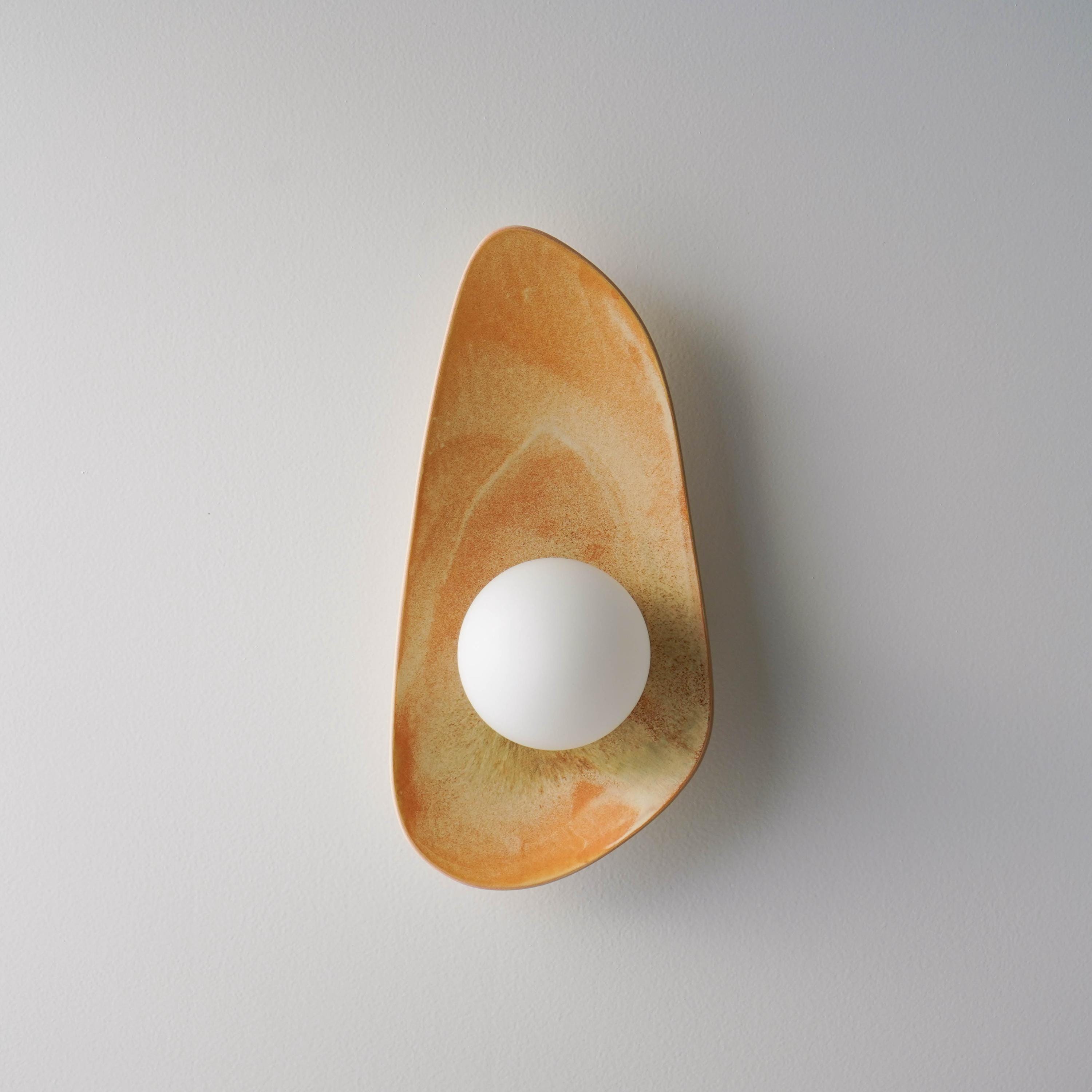 Sunset Coloured Handmade Clay Wall Sconce – Ceramic Wall Lamp - Etsy