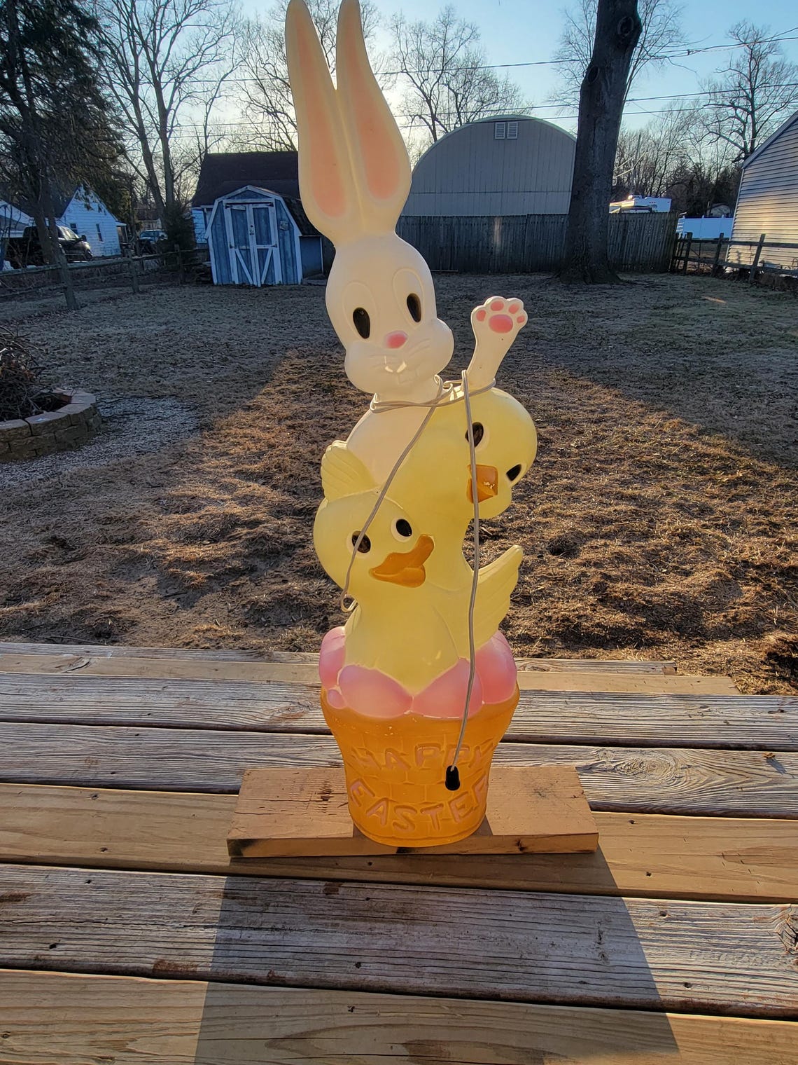 Electric Easter Ornamet With Chicks - Etsy