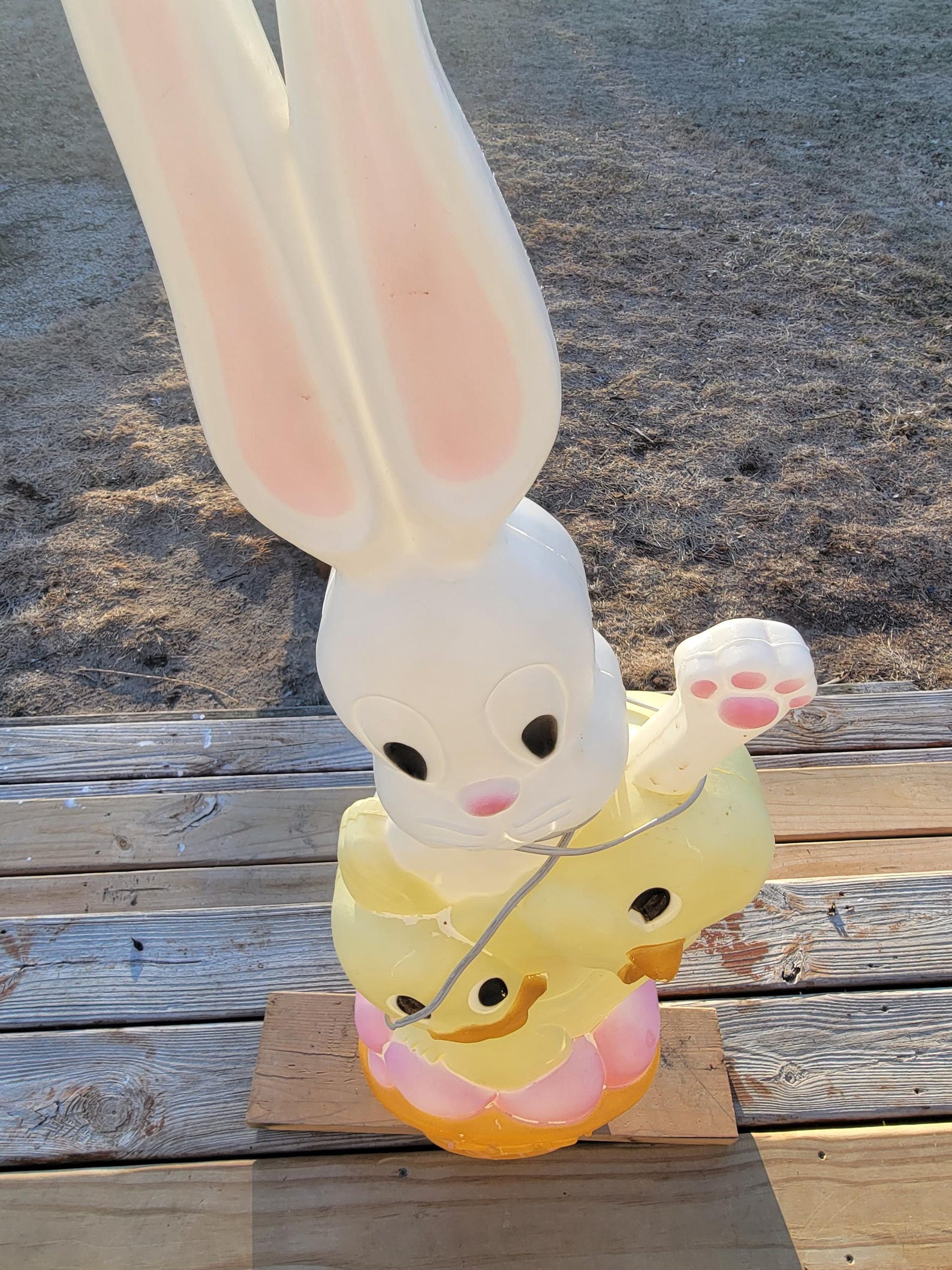 Electric Easter Ornamet With Chicks - Etsy