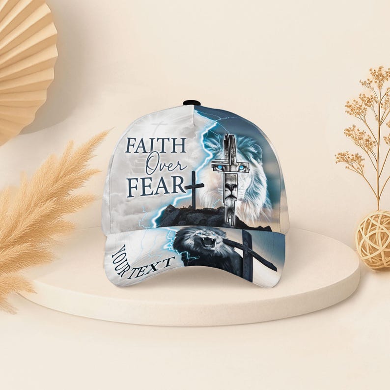 Faith Over Fear Hat, Christian Hat, Jesus Hat, Religious Cap ...