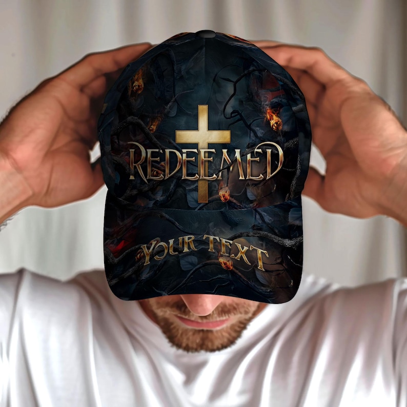 Custom Redeemed Christian Hats for Men Women, Personalized Jesus Hats ...