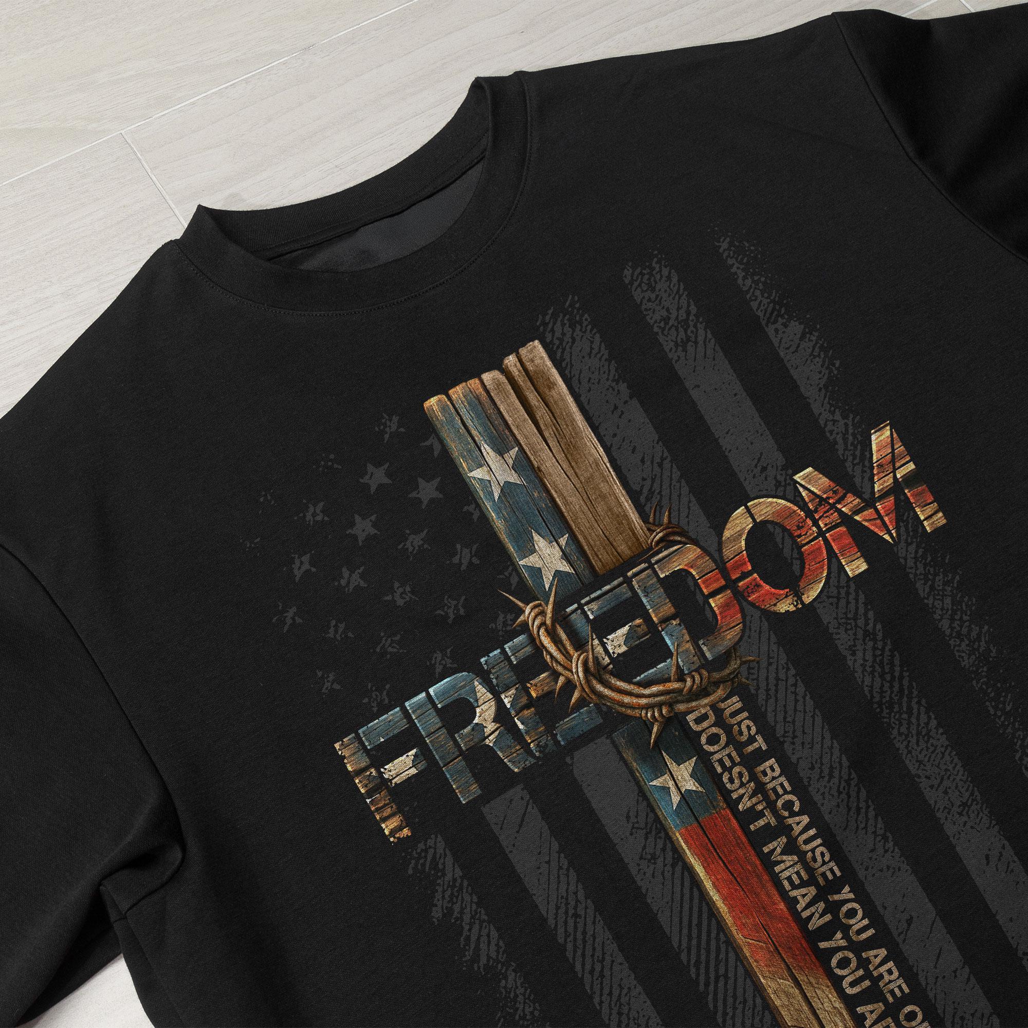 Freedom T-shirt, Patriotic Freedom Shirt, Freedom Shirts for Men ...