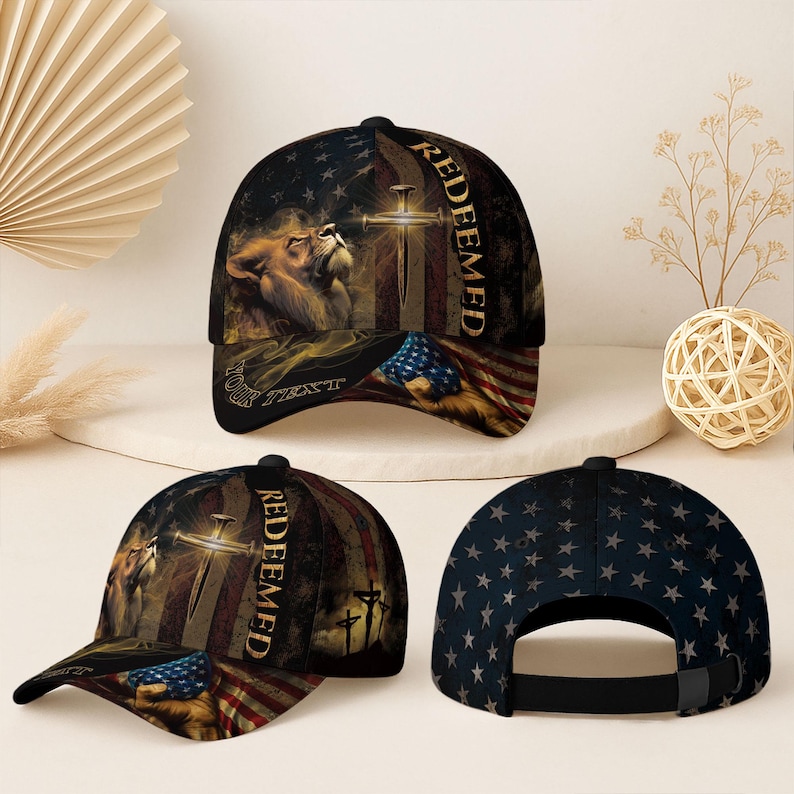 Custom Redeemed Christian Hats for Men Women, Personalized Jesus Hats ...