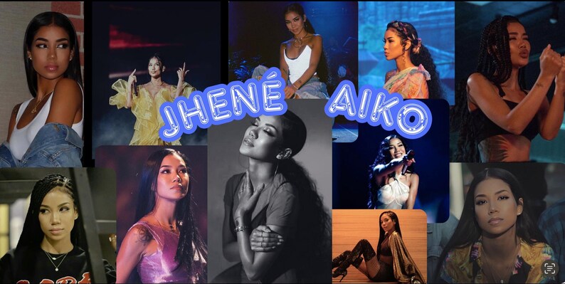 Jhene Aiko Aesthetic Banner, Jhene Aiko Room Decor Poster, Jhene Aiko ...