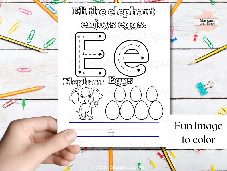 Alphabet Tracing Coloring Pages A-Z | 26 Printable PDF Sheets | Upper ...