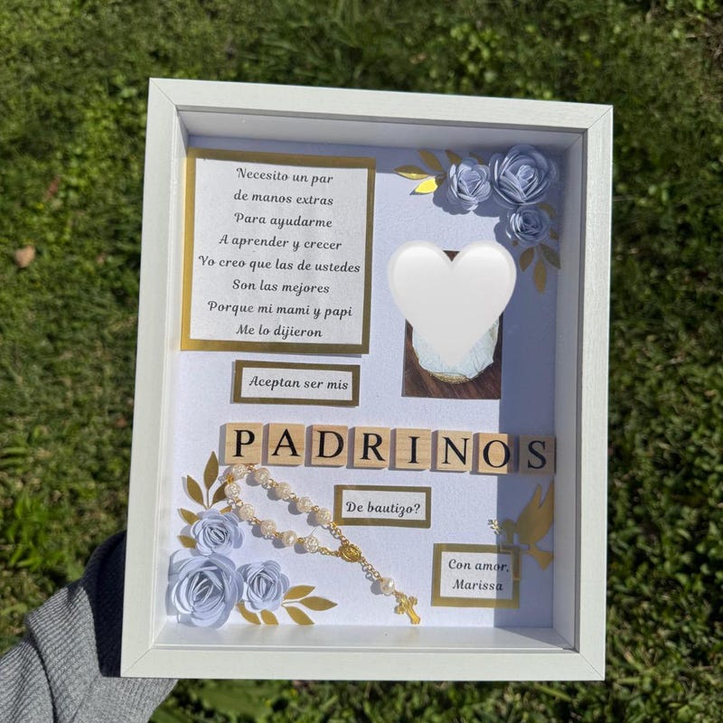 Baptism Shadow Box - Etsy