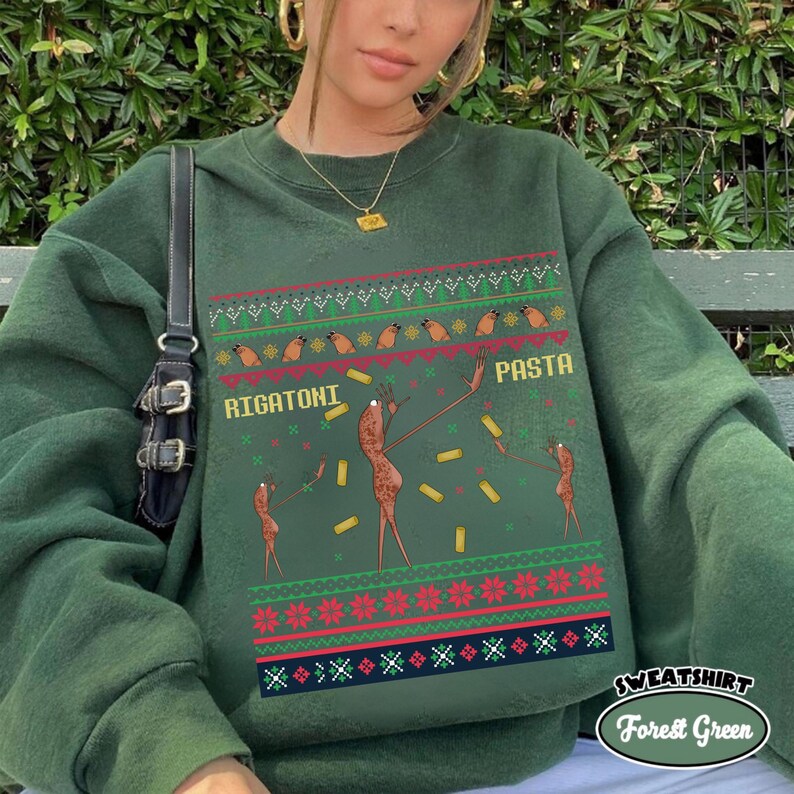 Marcus the Worm Rigatoni Pasta Ugly Sweatshirt, Funny Meme Foodie Funny ...