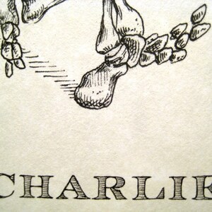 Charlie Brown Skeleton Print 8x10 - Etsy