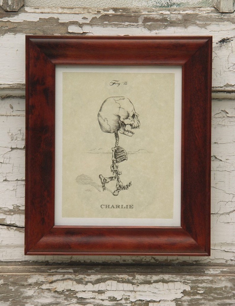 Charlie Brown Skeleton Print 8x10 - Etsy