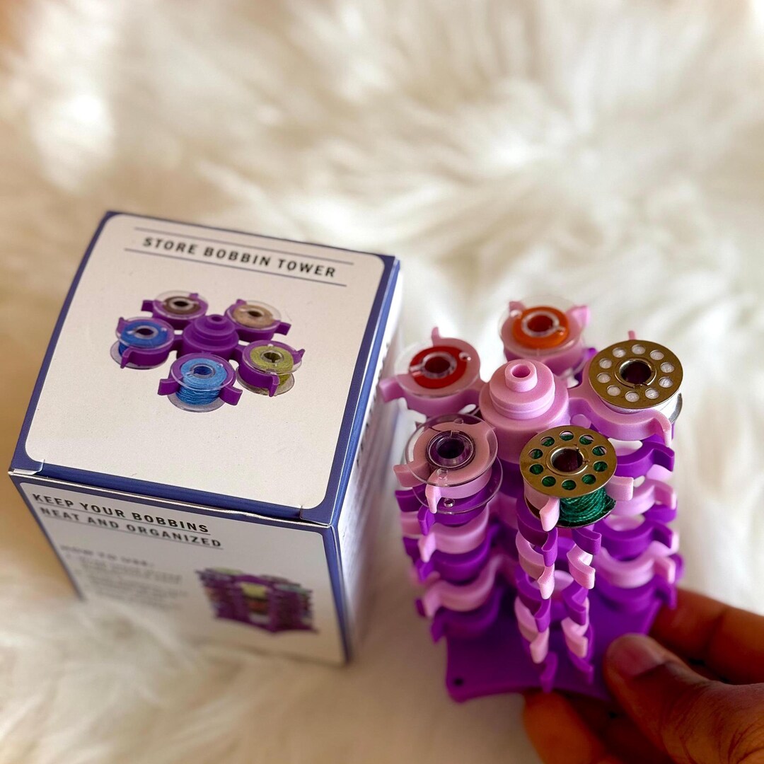 Bobbin Tower Holder for 30 Bobbins, Bobbins Thread Holder, Bobbin ...