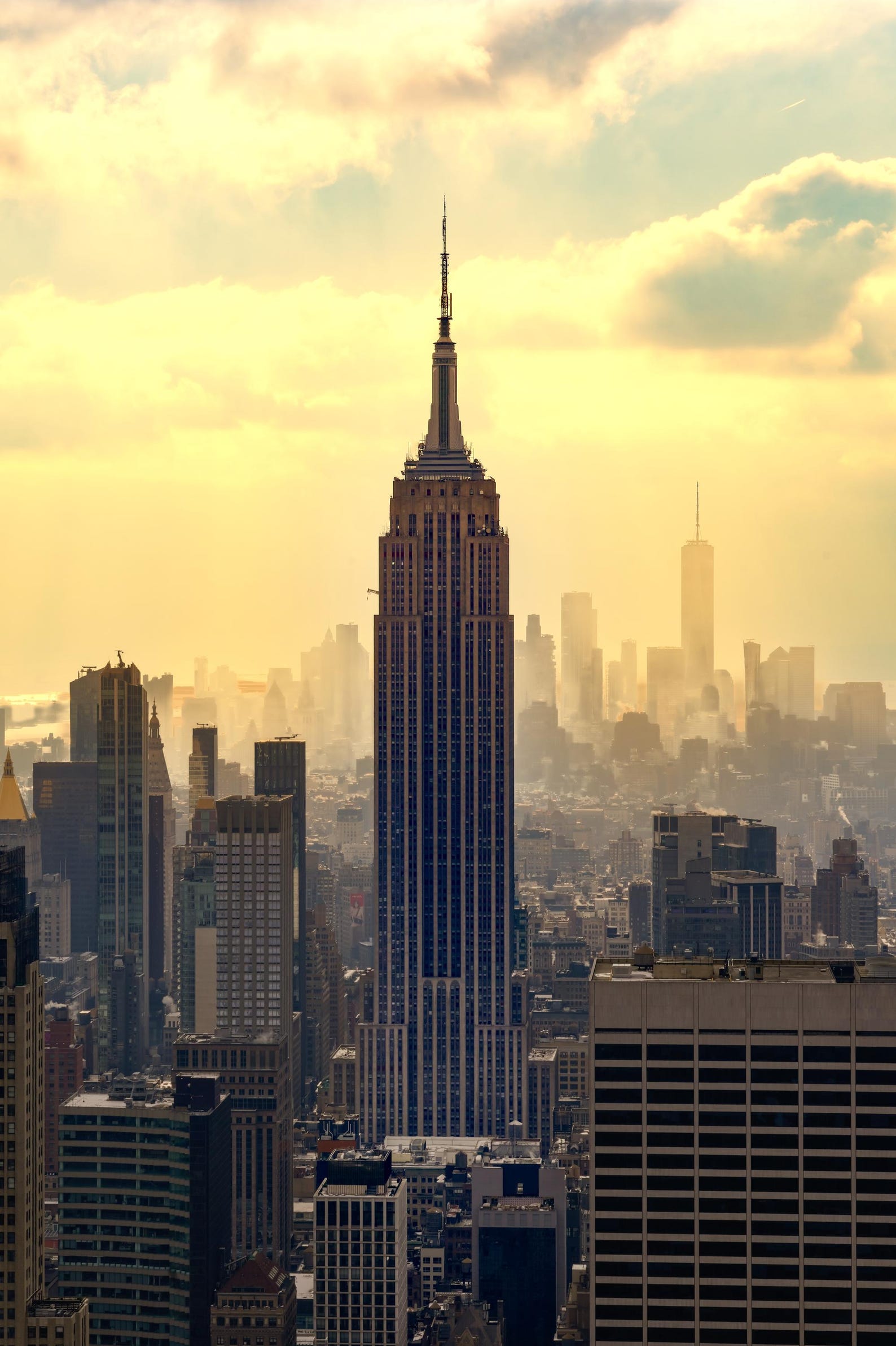 Empire State Building Gold, NYC, Manhattan, New York, USA - Etsy
