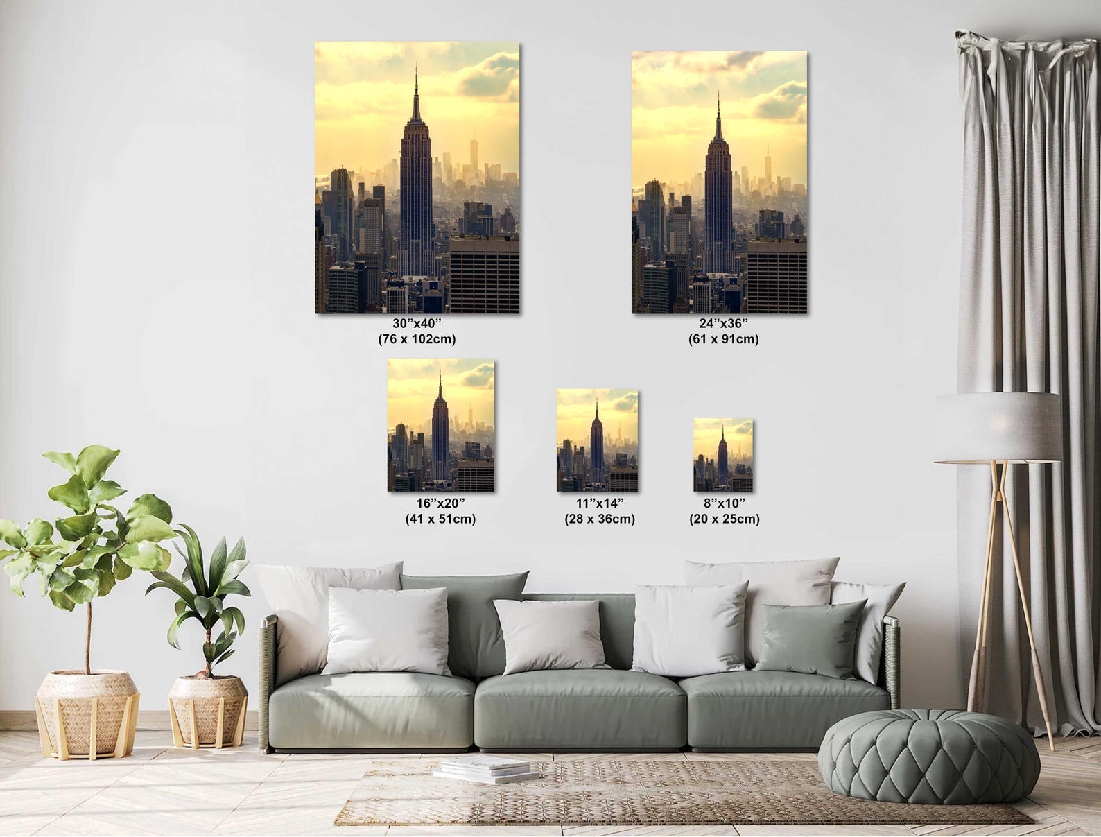 Empire State Building Gold, NYC, Manhattan, New York, USA - Etsy