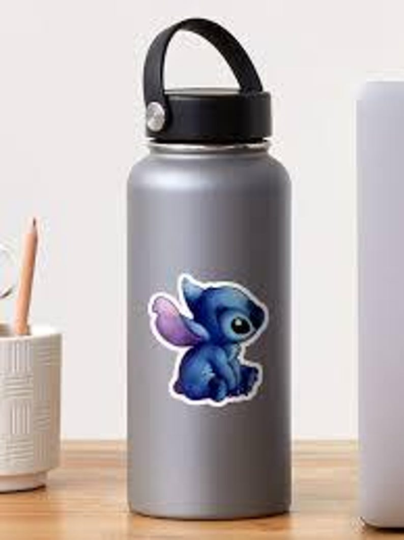 Cute Cartoon Stitch Stickers, Waterproof Vinyl Decals, 24 Pcs - Etsy