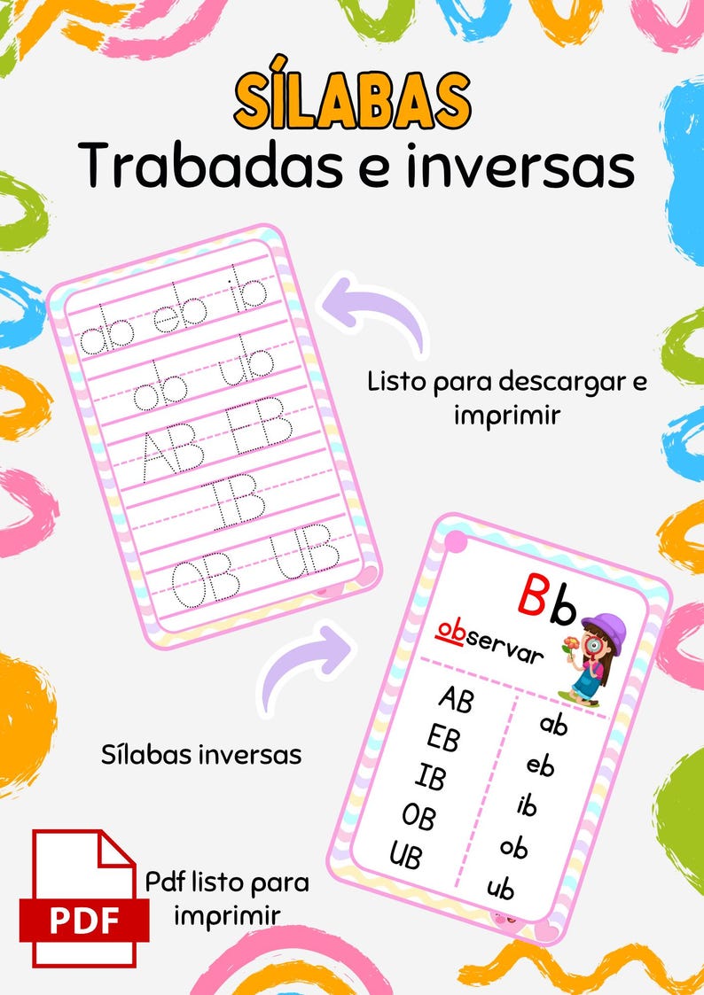 Flashcards Digital Syllabary | Locked and Inverse Syllables | Printable ...