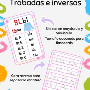 Flashcards Digital Syllabary | Locked and Inverse Syllables | Printable ...